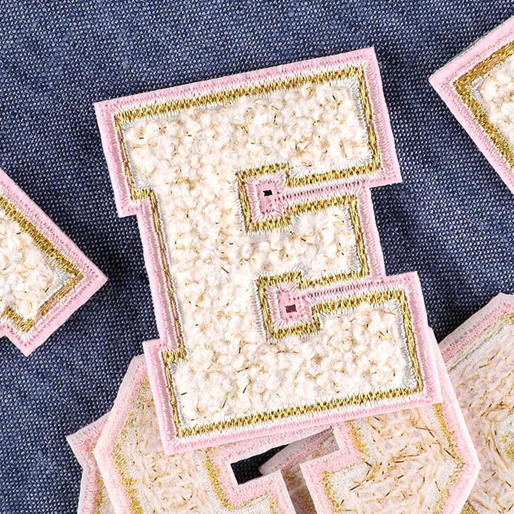 Chenille Letter Alphabet Number Iron on Patch Sew - Etsy