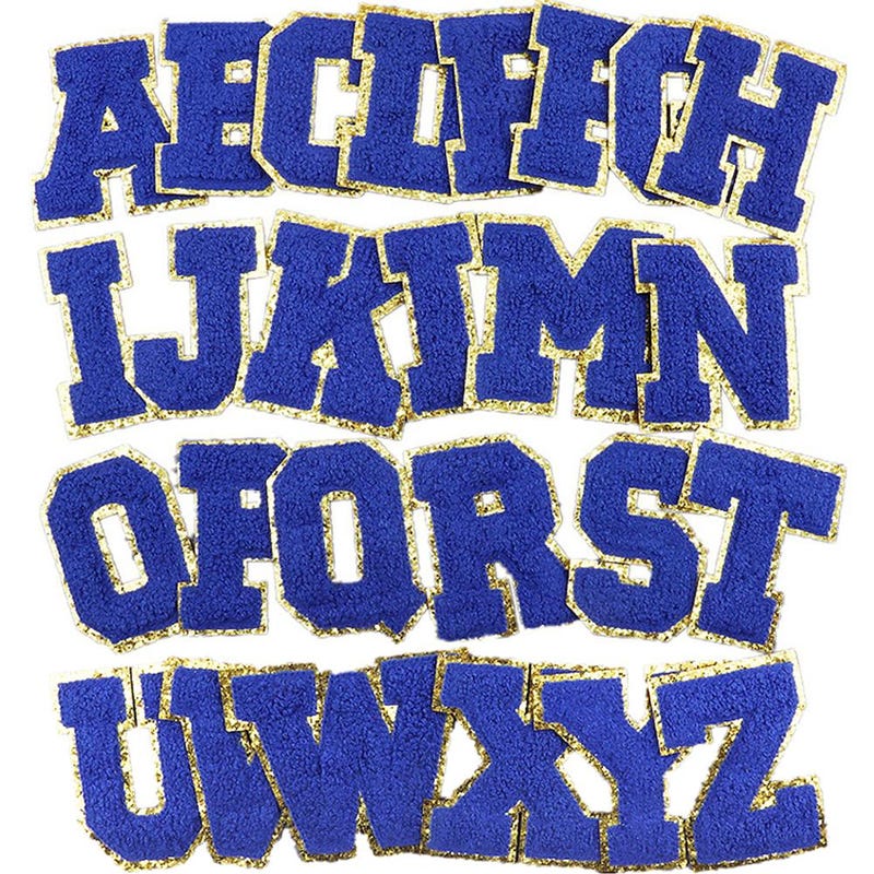 Blue Iron on Letters - Etsy