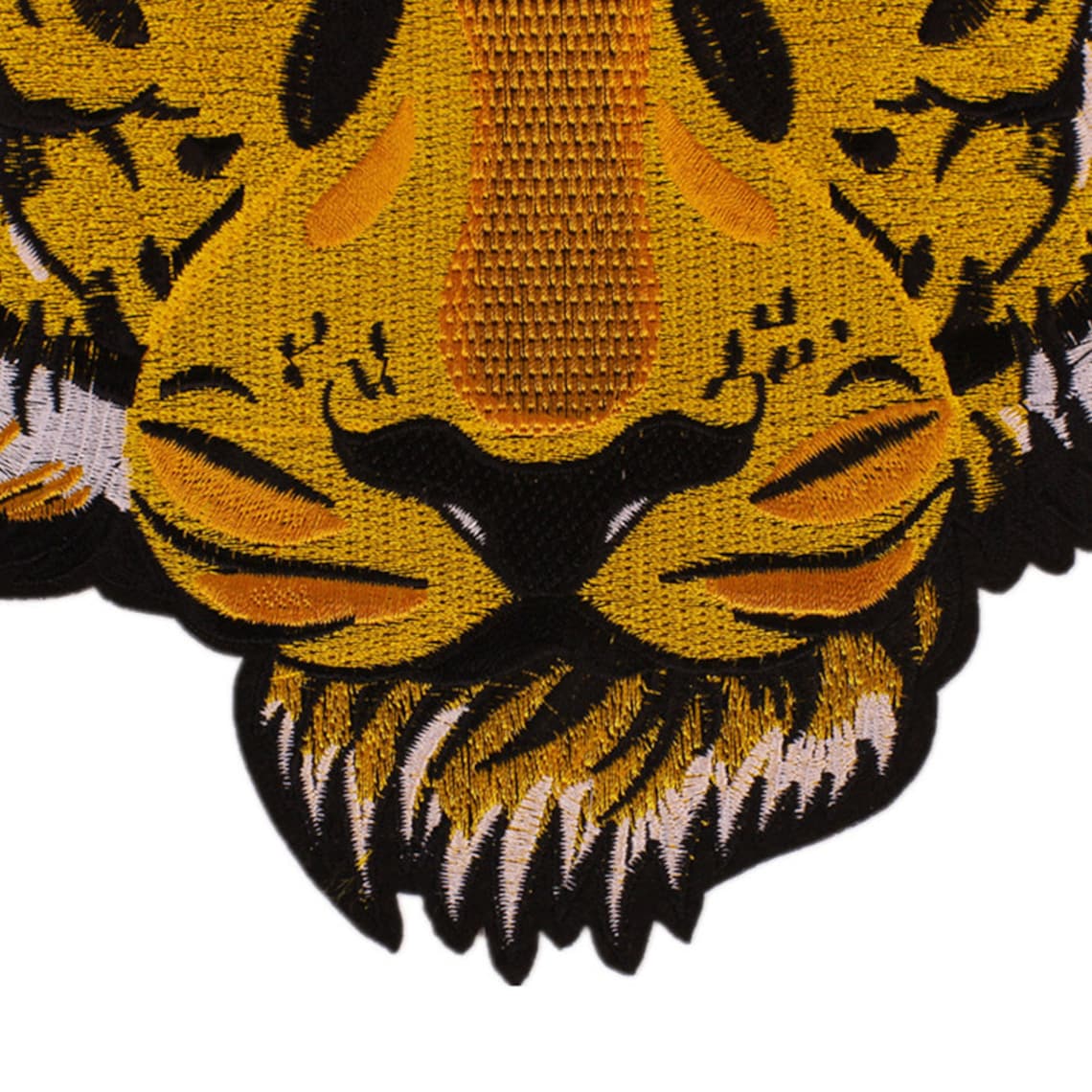 Large Tiger Head Iron on Patch Sew on Patch Embroidered - Etsy
