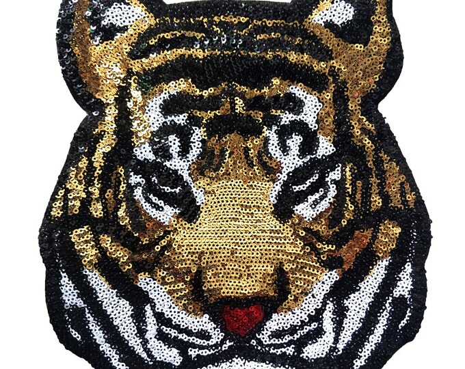Tiger Patch Roaring - Embroidered Wild Animal Souvenir For Jackets ...