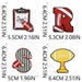 American Football Letter Iron on Patch | Helmet & Football | Brown ...