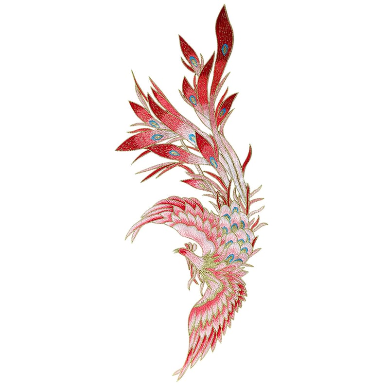 Large Phoenix Sew on Patch 18/ 46cm Japanese Bird Back - Etsy