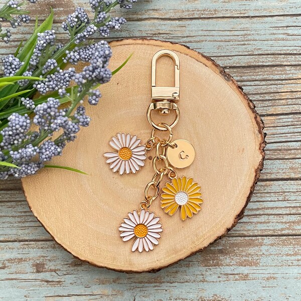 Flower Keychain - Etsy
