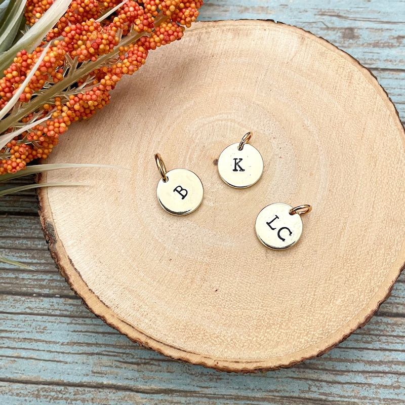 Hand Stamp Charms - Etsy