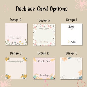 Personalized Message Card Necklace, Mt. Range Dainty Gold-plated ...