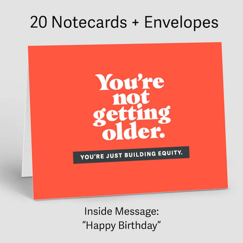 Realtor Birthday Card Bundle | 60 Notecards With Envelopes | Client ...
