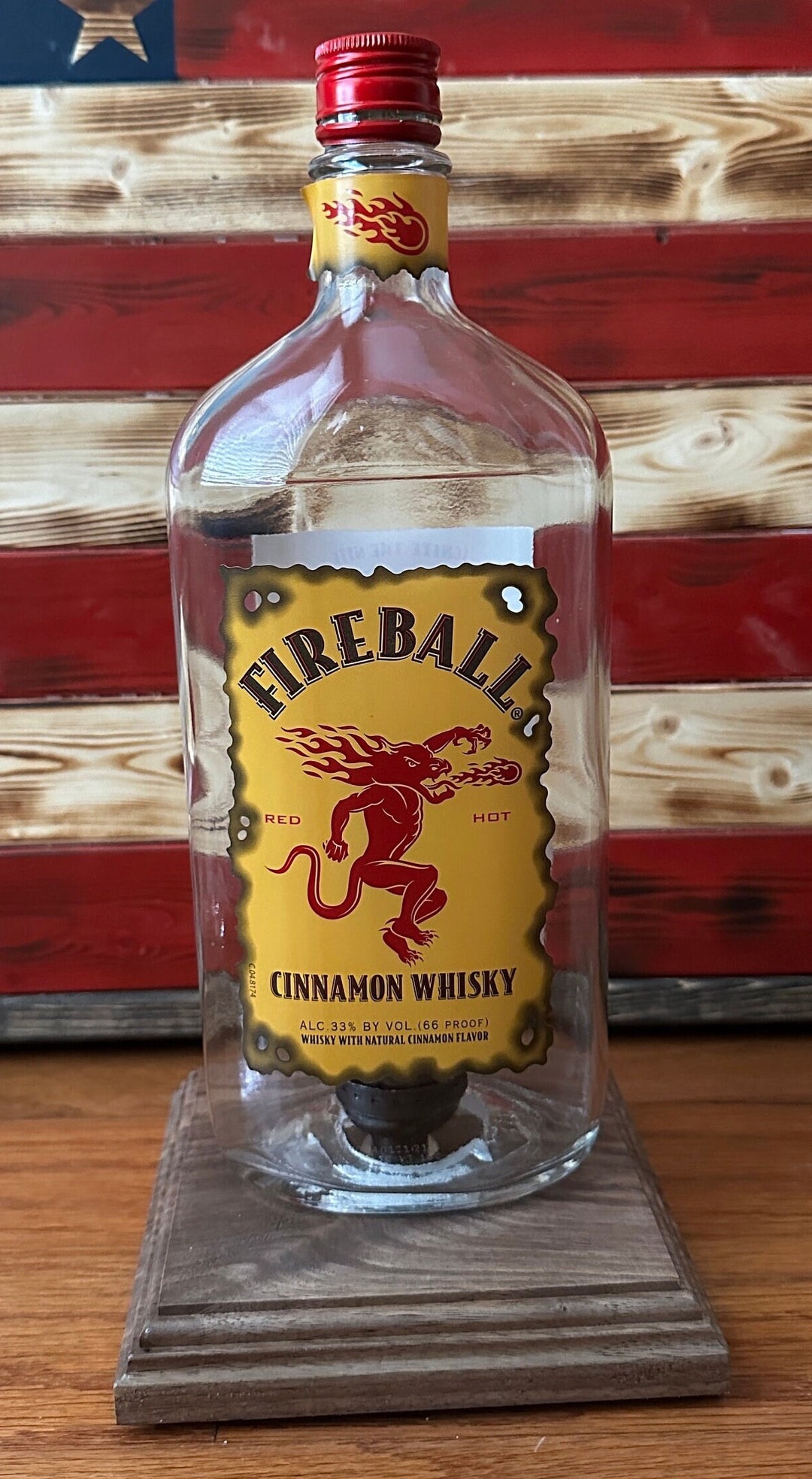 Fireball Lamp With Flaming Bulb. - Etsy
