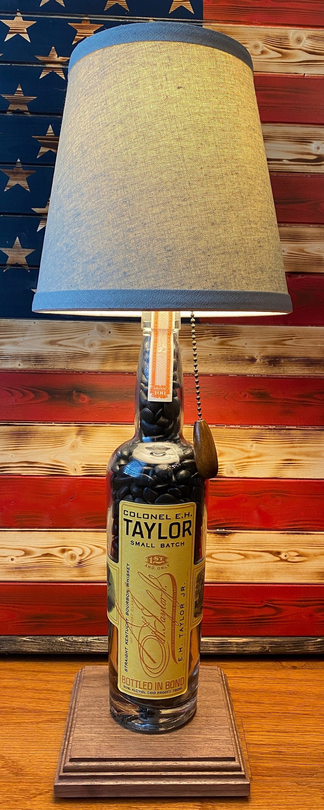 Colonel E.H. Taylor Bottle Lamp. Small Batch. - Etsy