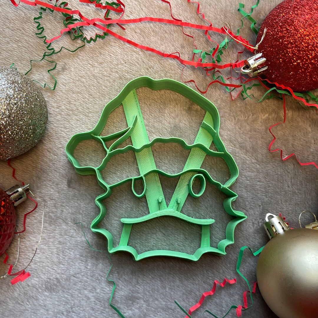 Bearded Dragon Christmas Cookie Cutter, Lizard Cookie Cutter, Santa ...