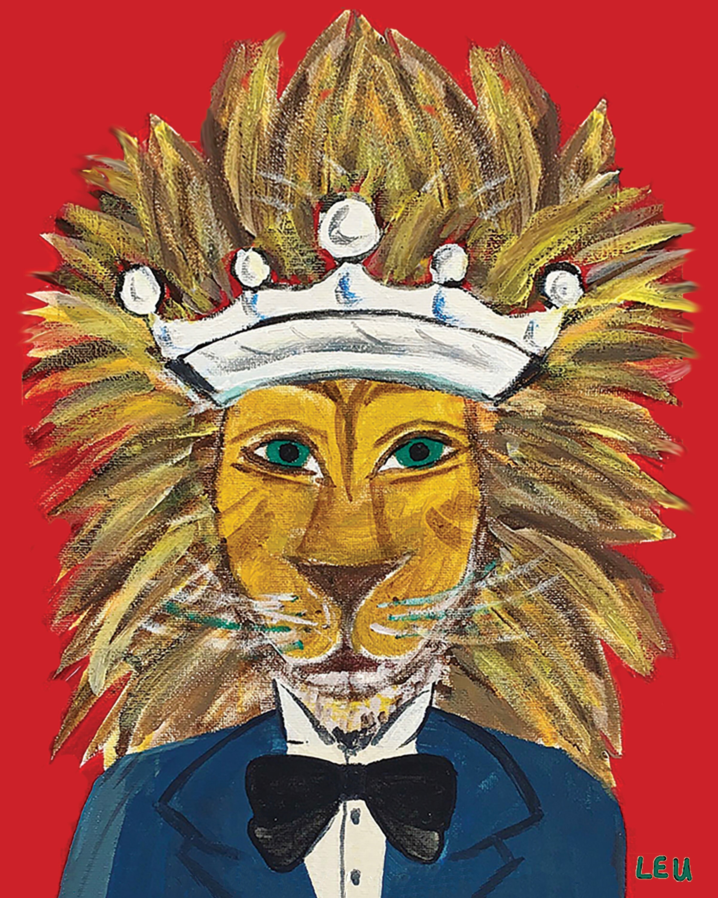 Lion King Art Print, Leo Instant Download Printable Home Decor, Digital ...