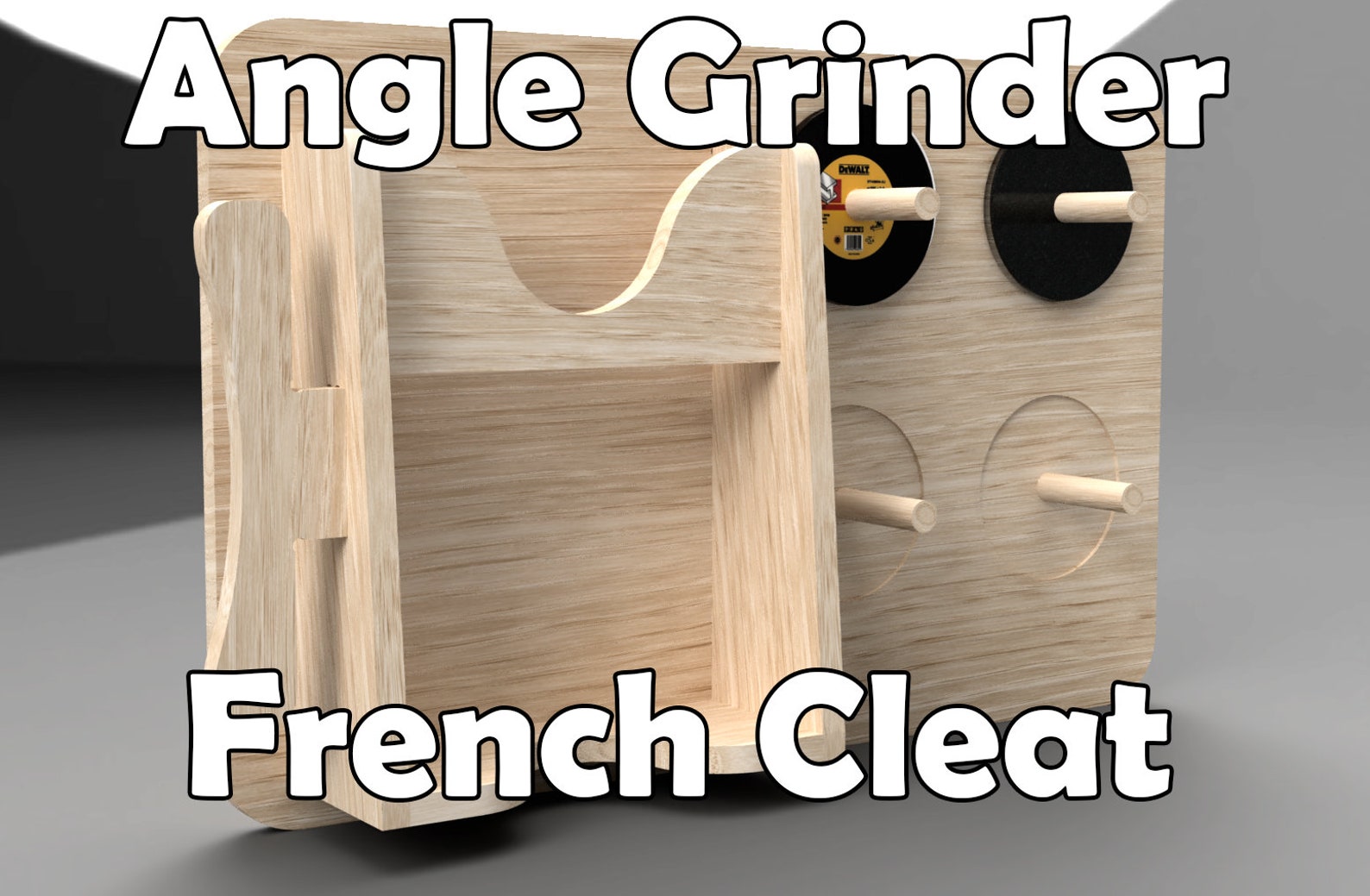 Angle Grinder Mount Plans -CNC ONLY French Cleat! - Etsy