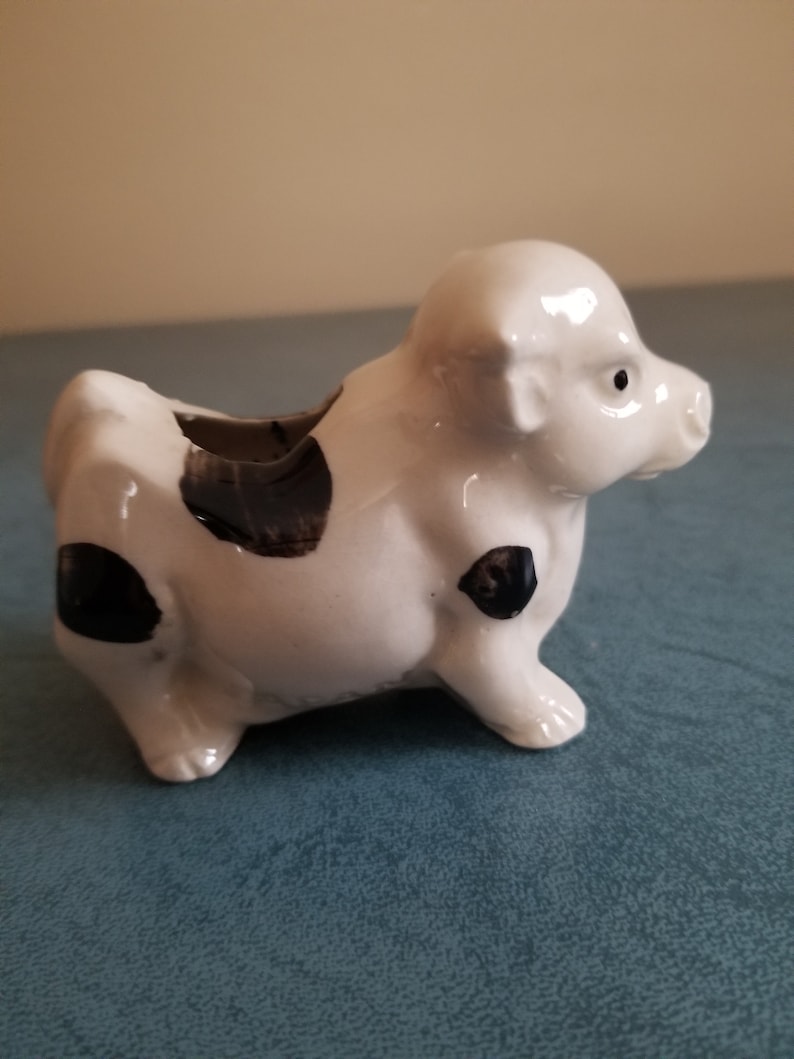 Vintage Ceramic Cow Toothpick Holder Made in Japan - Etsy