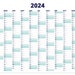 2024 Wall Planner A2 Download - Etsy