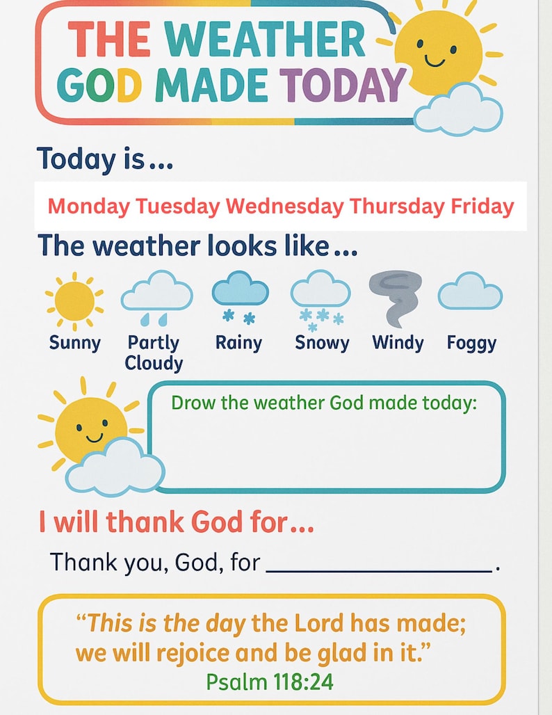 Faith-based Kids Morning Binder: Christian Devotions, Gratitude ...