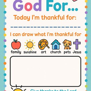 Faith-based Kids Morning Binder: Christian Devotions, Gratitude ...