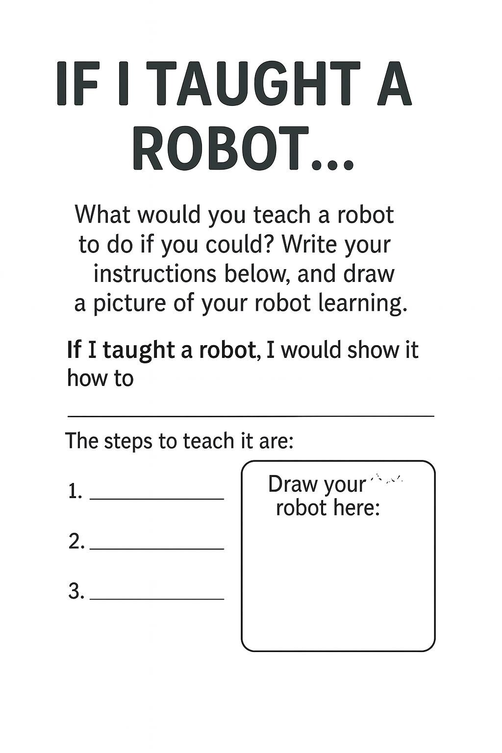 Coding Journal Printables for Kids: STEM & AI Activities (digital ...