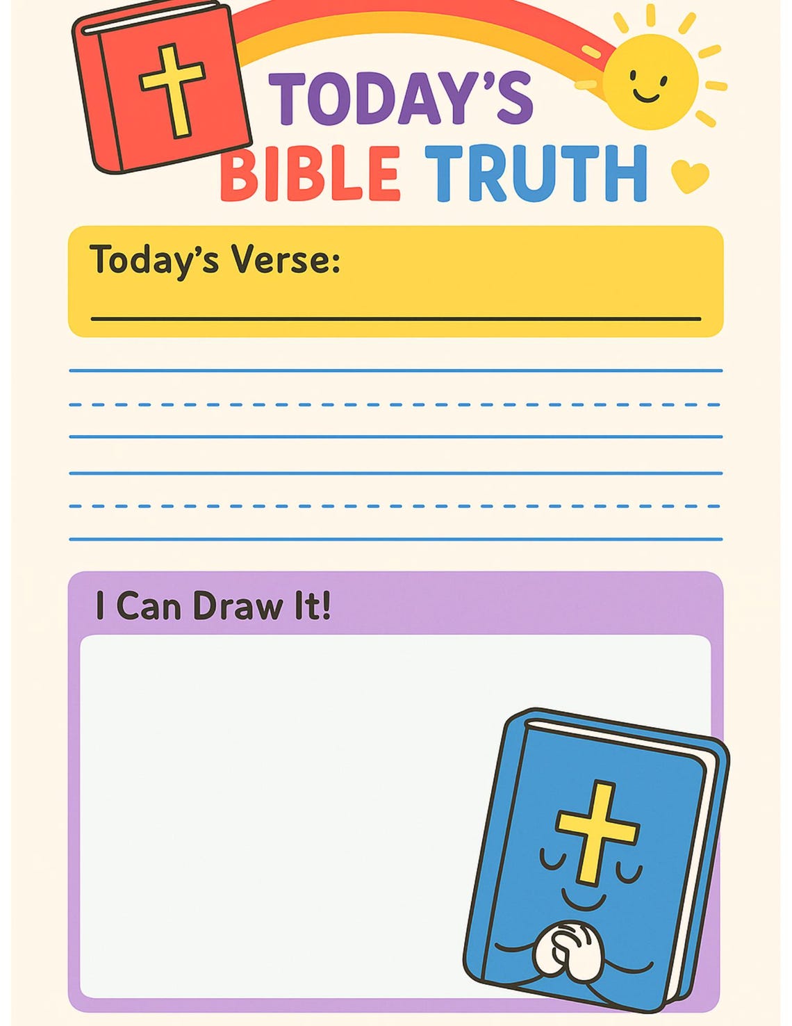 Faith-based Kids Morning Binder: Christian Devotions, Gratitude ...