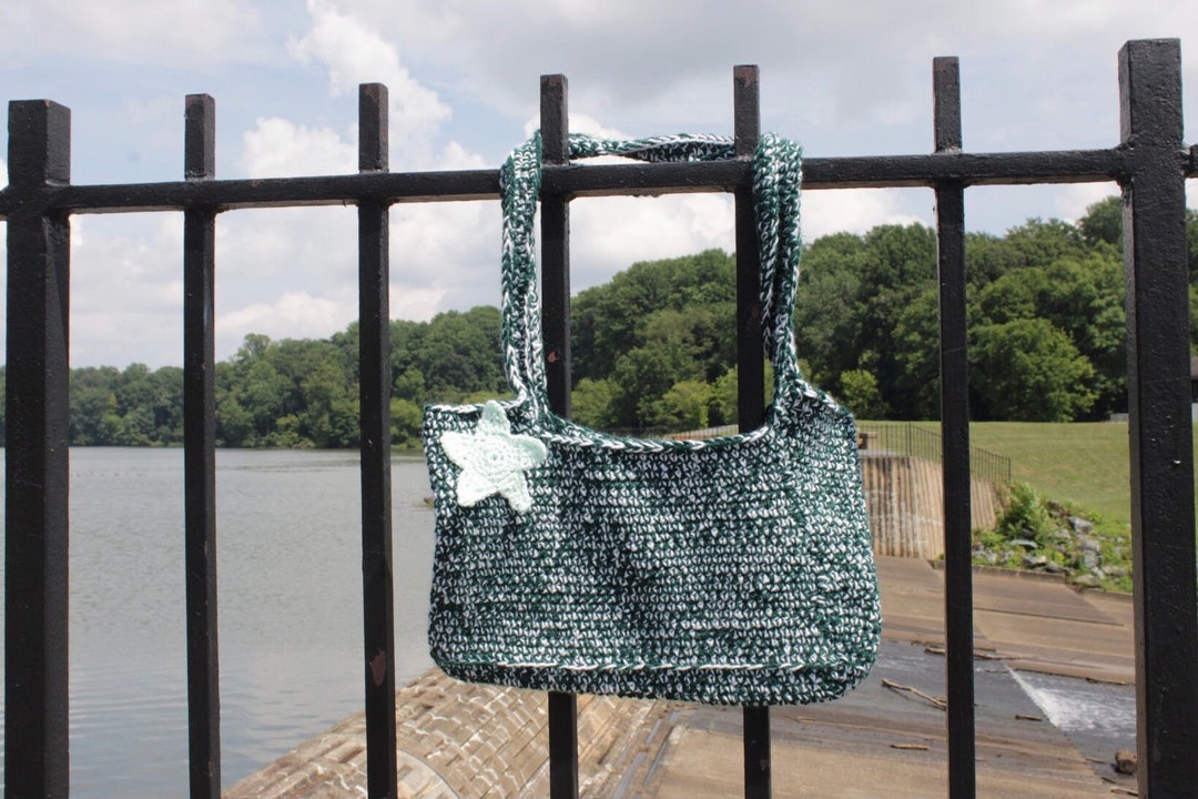 Green Star Hand Bag - Etsy