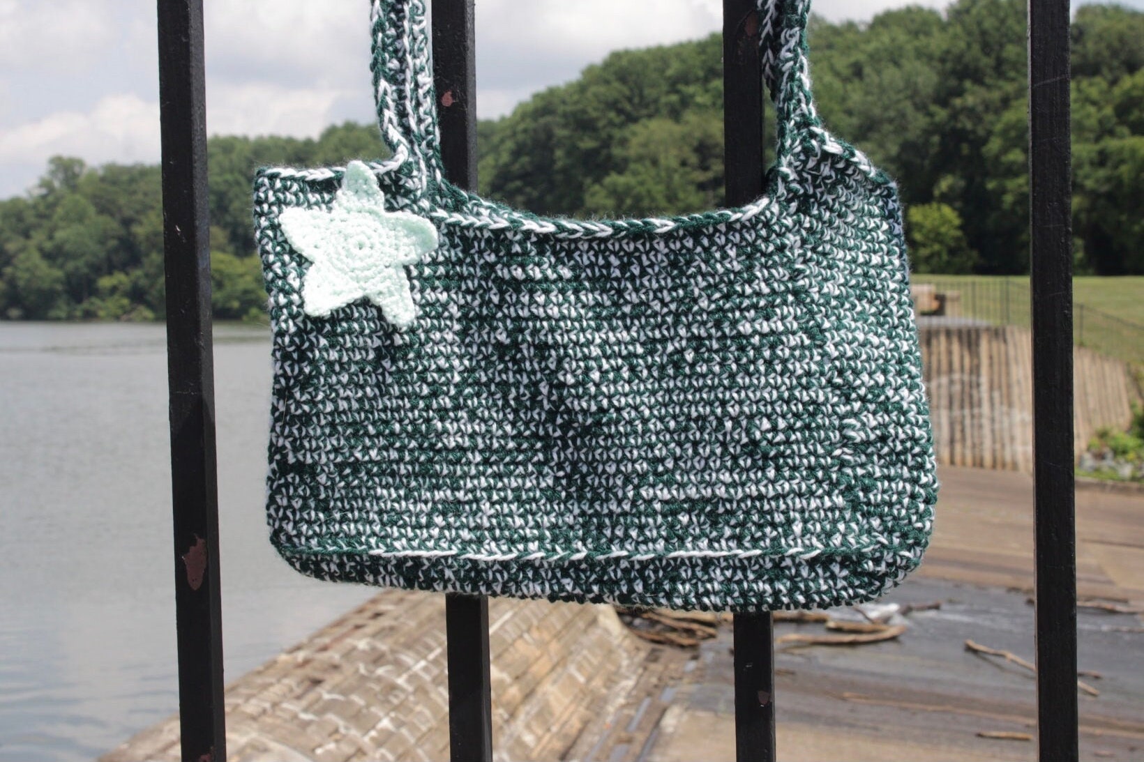 Green Star Hand Bag - Etsy