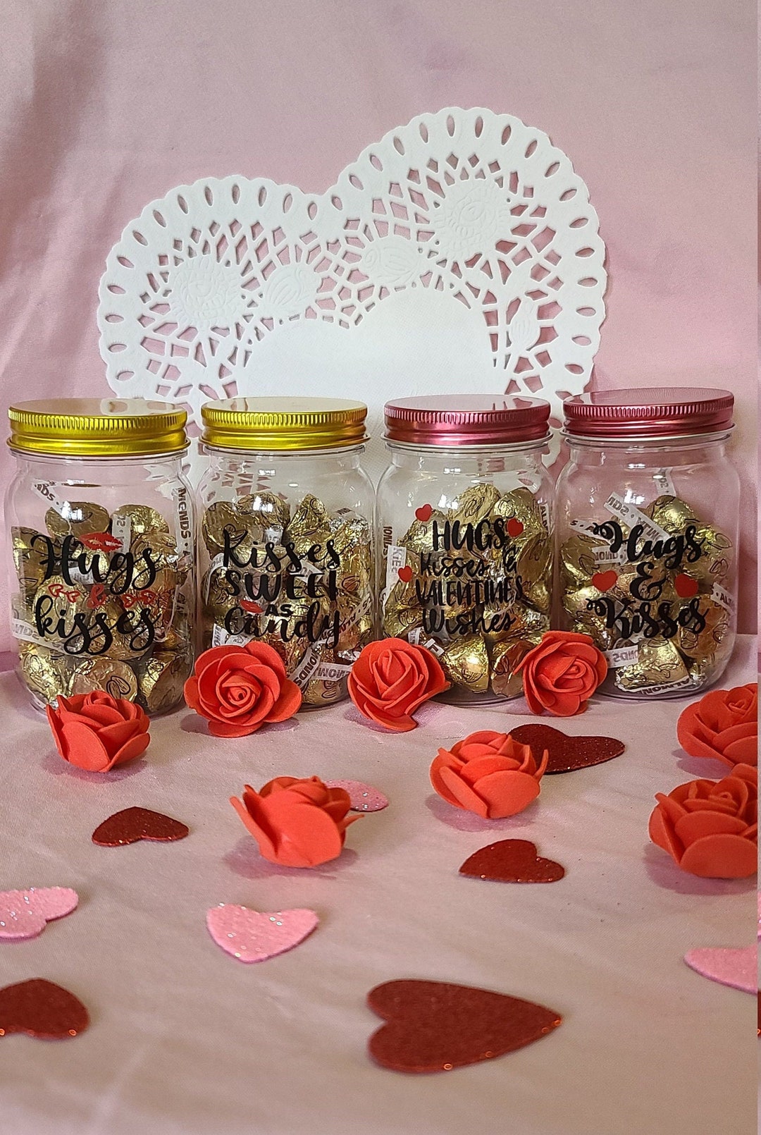 Valentines Day Jars - Etsy