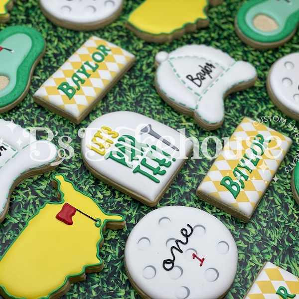 Golf Themed Cookies - Etsy