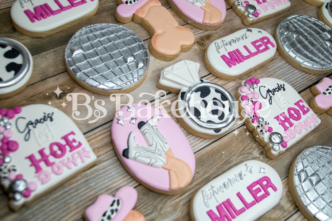 Bachelorette Cookies, 2 Dozen Last Hoe Down Nash Bash - Etsy