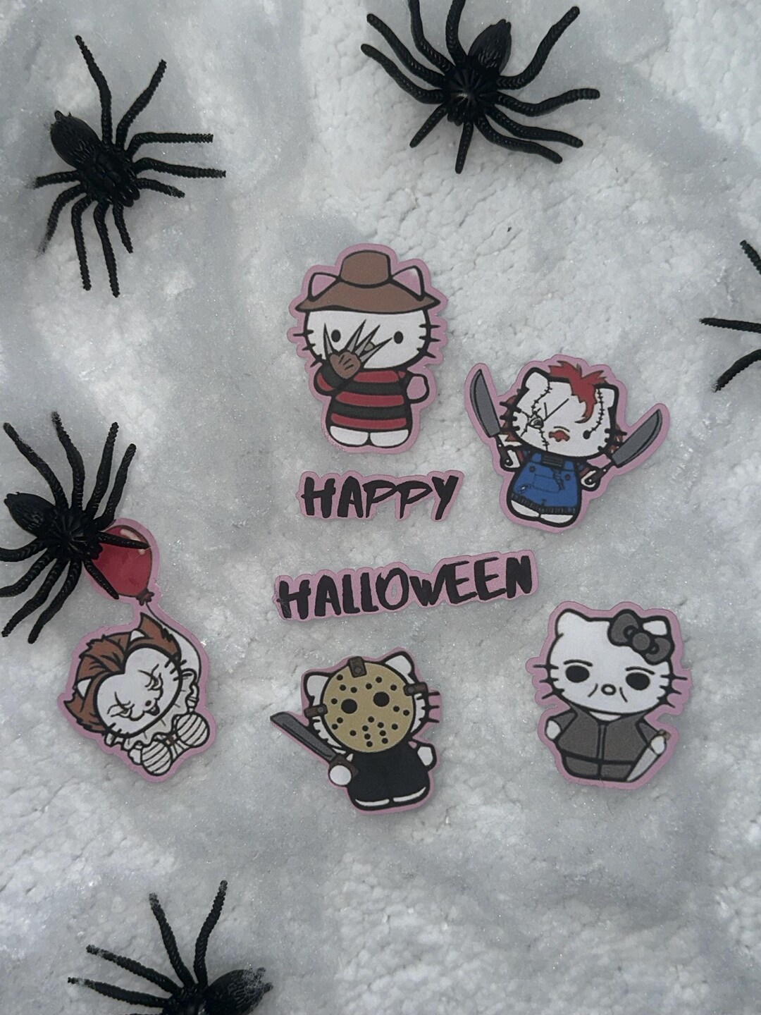 Hello Kitty Halloween Stickers - Etsy