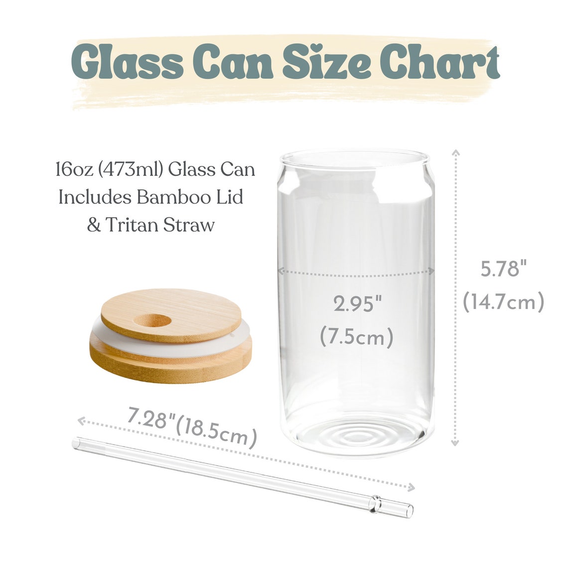 Recess Cute Teacher Tumbler Libbey Glass Can 16oz Bamboo Lid Straw ...