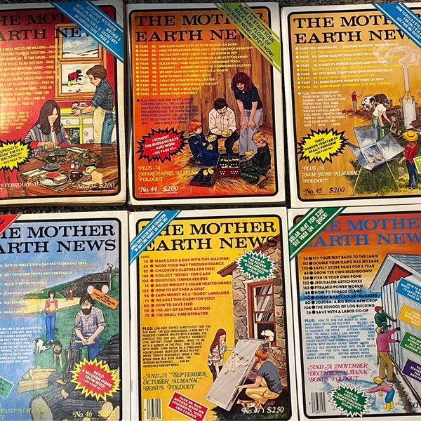 1970s Mother Earth News Magazine - Etsy