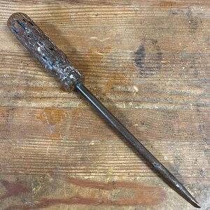Antique 11" Flat Head Copper Screwdriver - Unbranded Be Cu Non Sparking ...