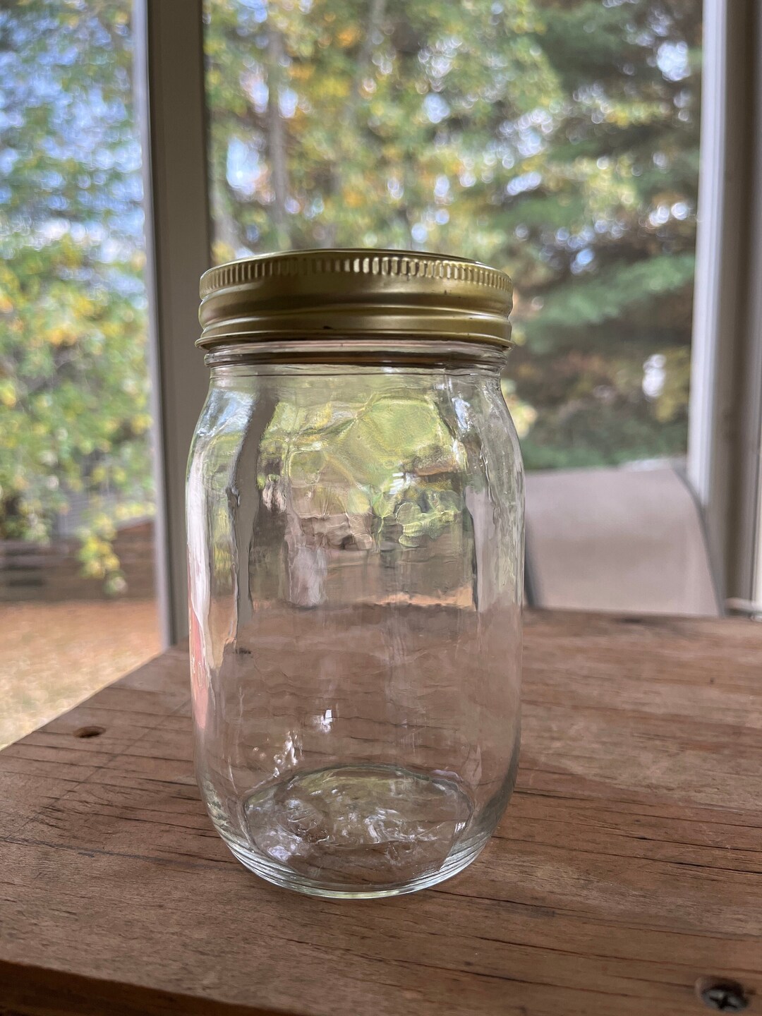 Vintage Clear Glass Pint Packer Jar Anchor Hocking Glass - Etsy