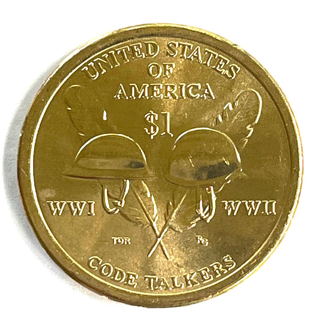 2016 D Sacagawea/native American Dollar Coin - Code Talkers of WWI and ...