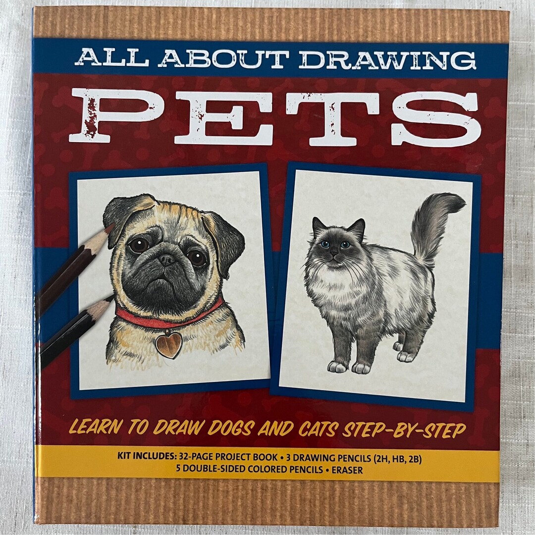 All About Drawing Pets Learn to Draw Dogs and Cats Drawing Kit With ...