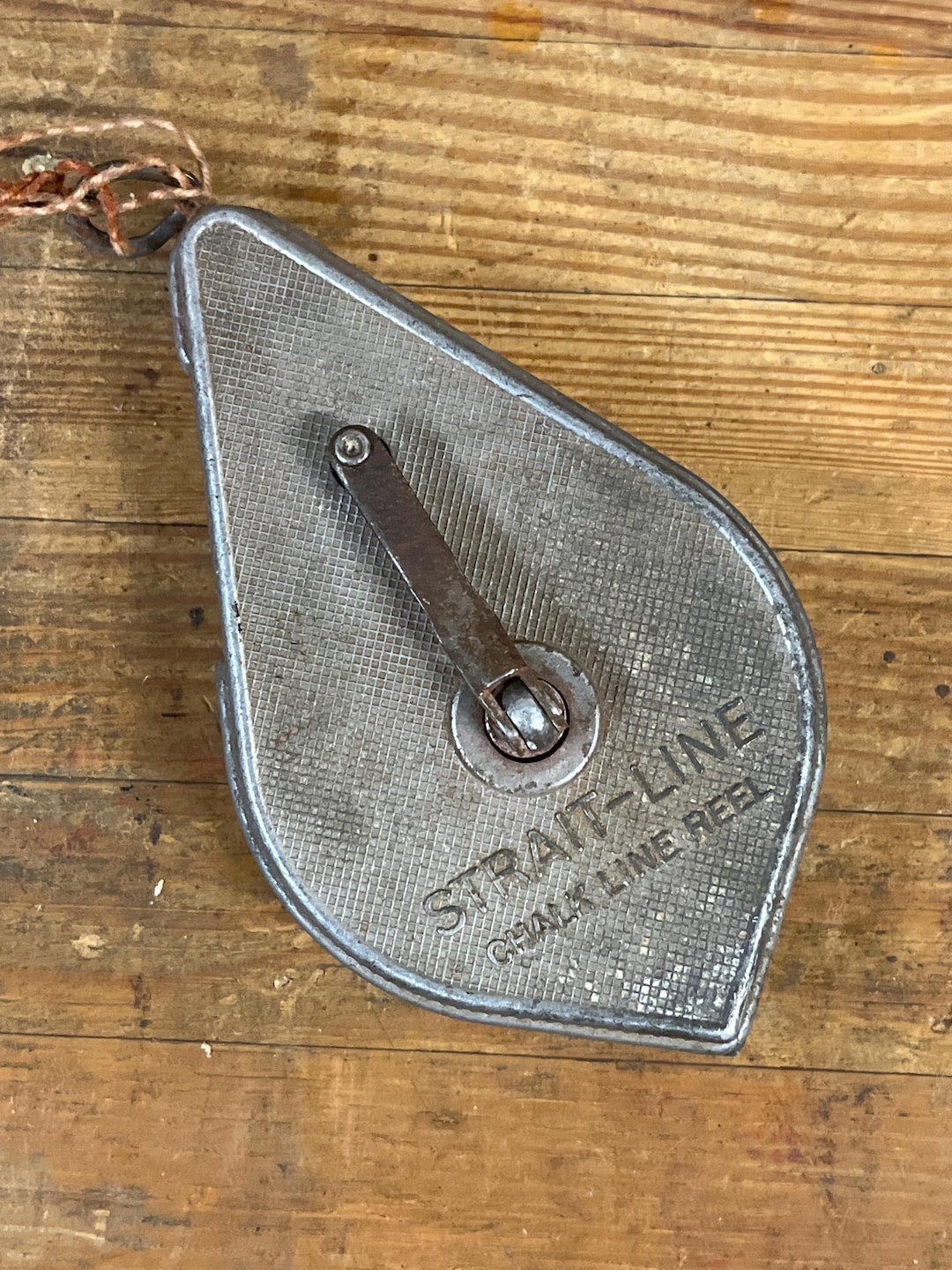 Vintage Strait-line Chalk Line Reel - Plumb Bob - the Irwin Augur Bit ...