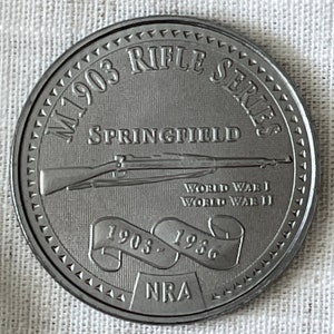 Vintage NRA Coin - Defenders of Freedom Challenge Coin - Silver Tone ...