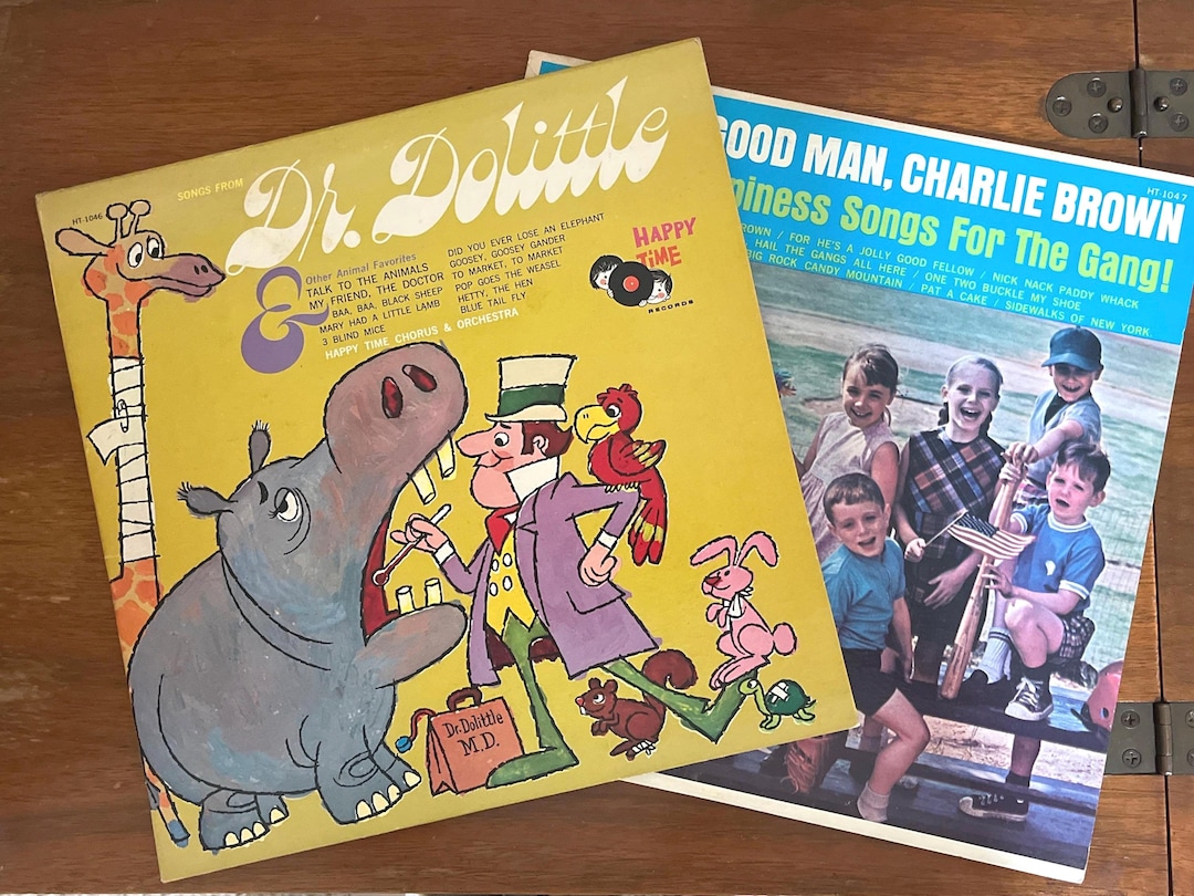 Vintage Children's Music - Dr. Doolittle and You're a Good Man Charlie ...