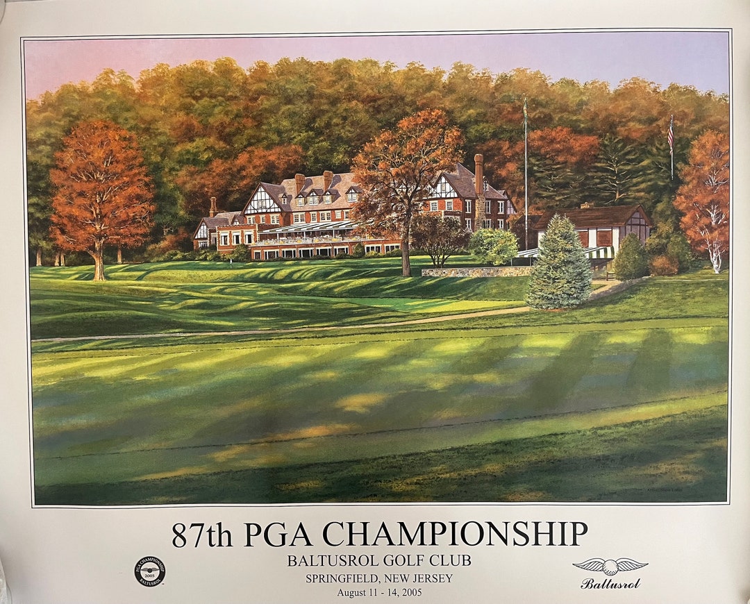 87th PGA Championship Commemorative Poster - 2005 PGA Championship ...