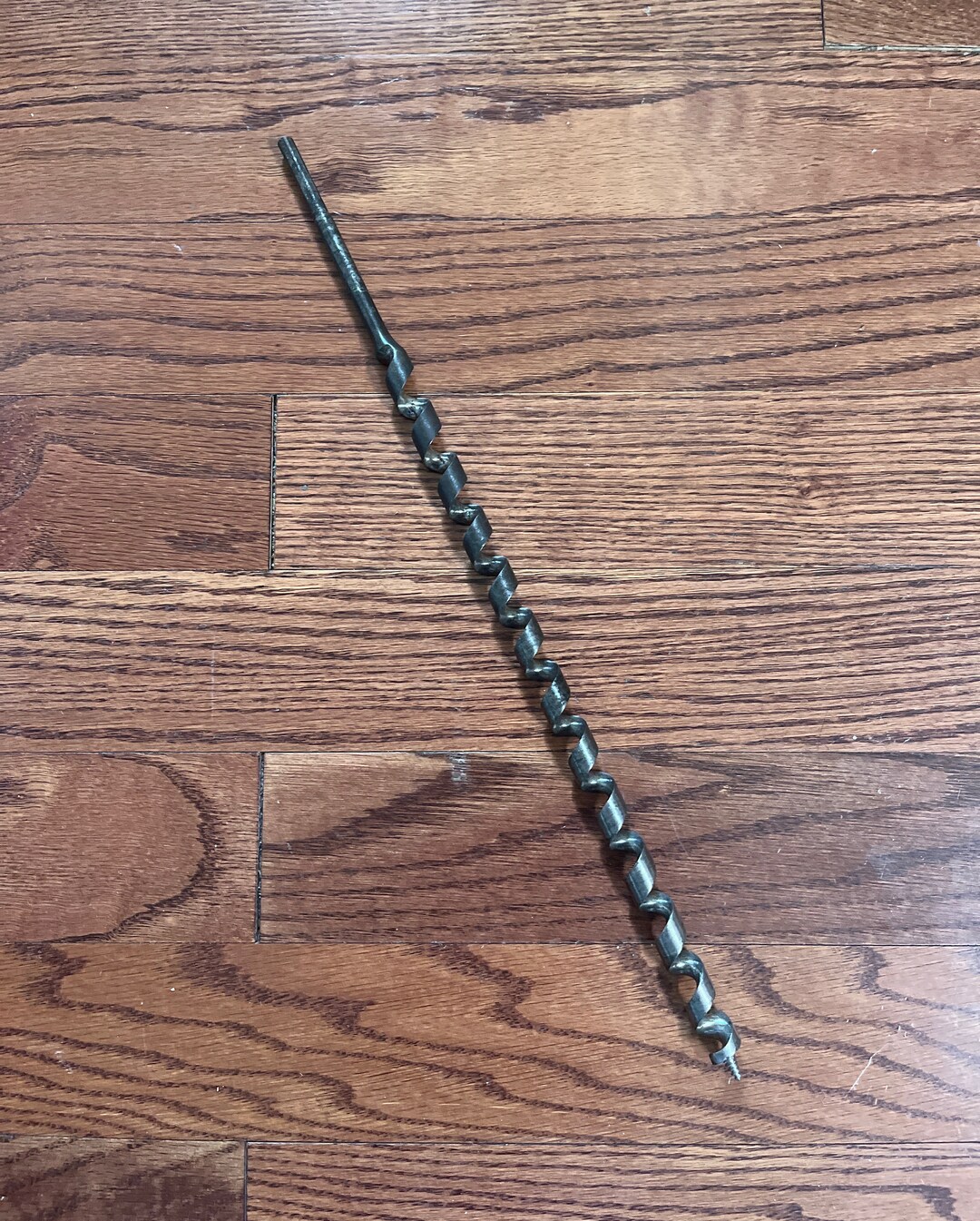 Vintage Irwin 10 Hand Brace Bit - 17" Auger Drill Bit With Hex Shank ...