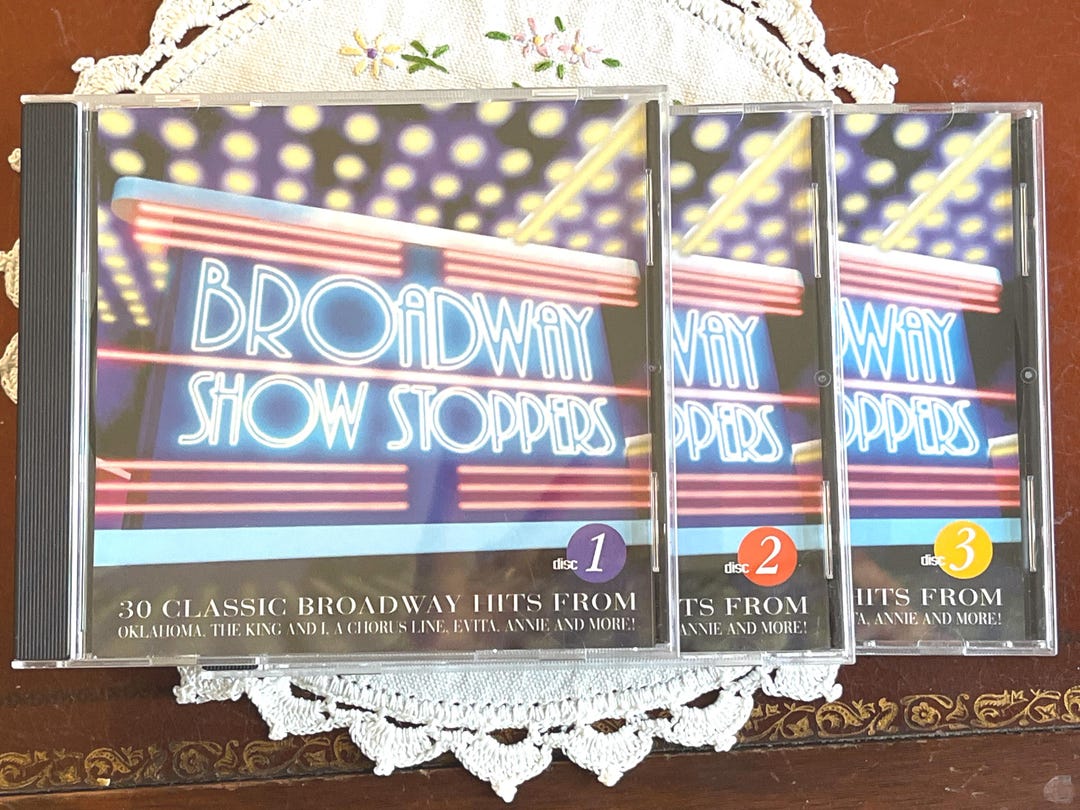 Broadway Show Stoppers 3 CD Set - 10 Songs Each Disc- Digitally ...