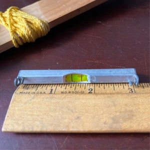 Vintage Millers Falls String Line Level - No. 629 B - 3" Aluminum ...