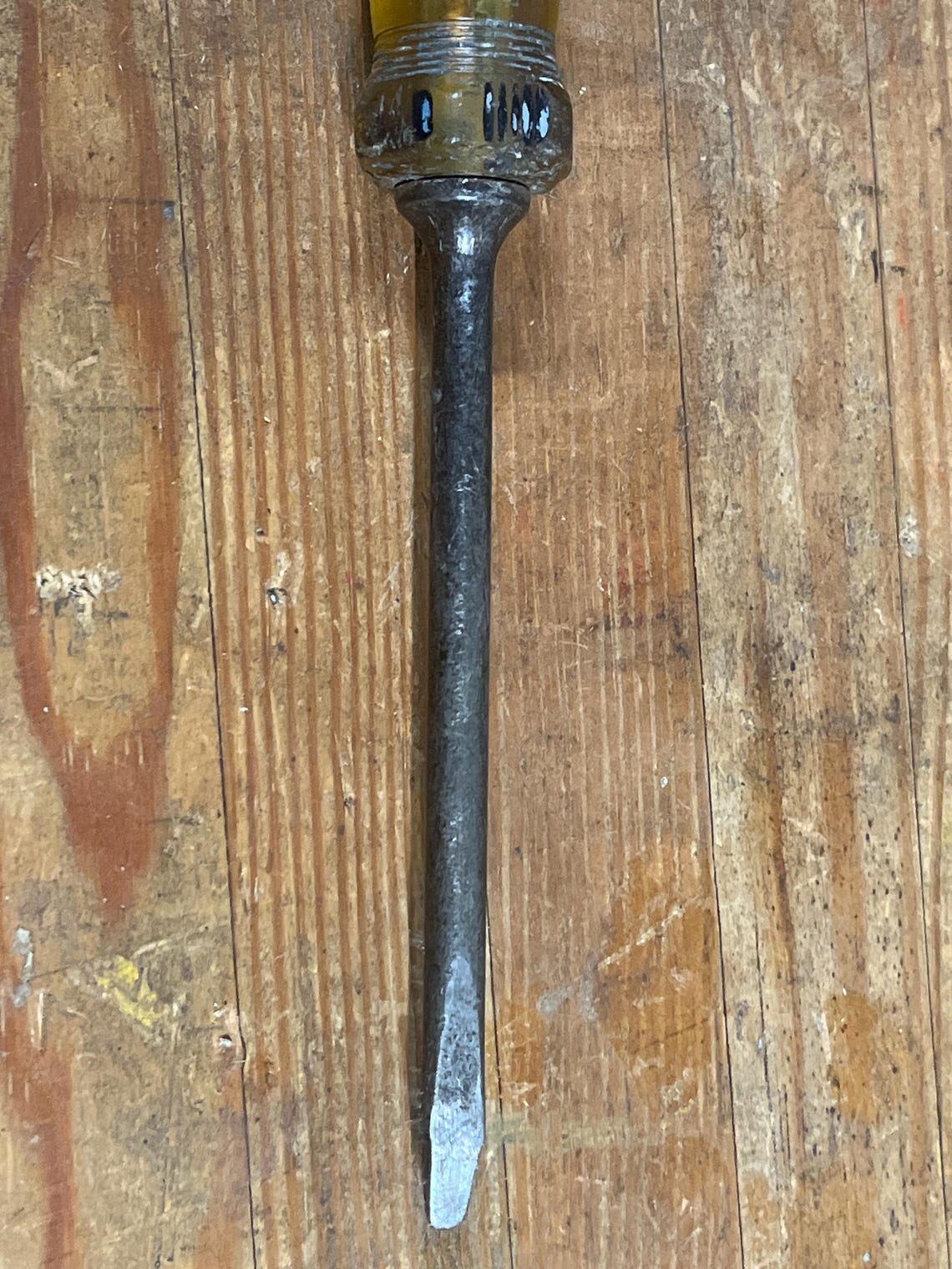 Vintage Stanley 100 Plus Screwdriver -1006 6 IN Flat Head Screwdriver ...