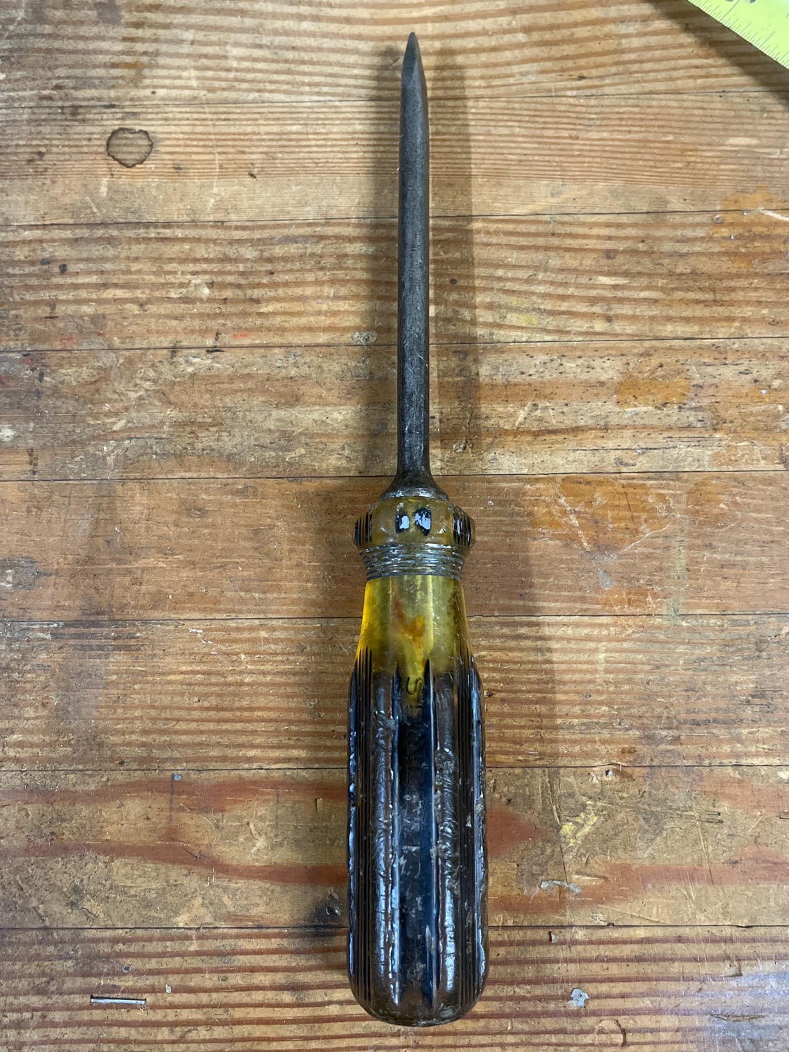 Vintage Stanley 100 Plus Screwdriver -1006 6 IN Flat Head Screwdriver ...