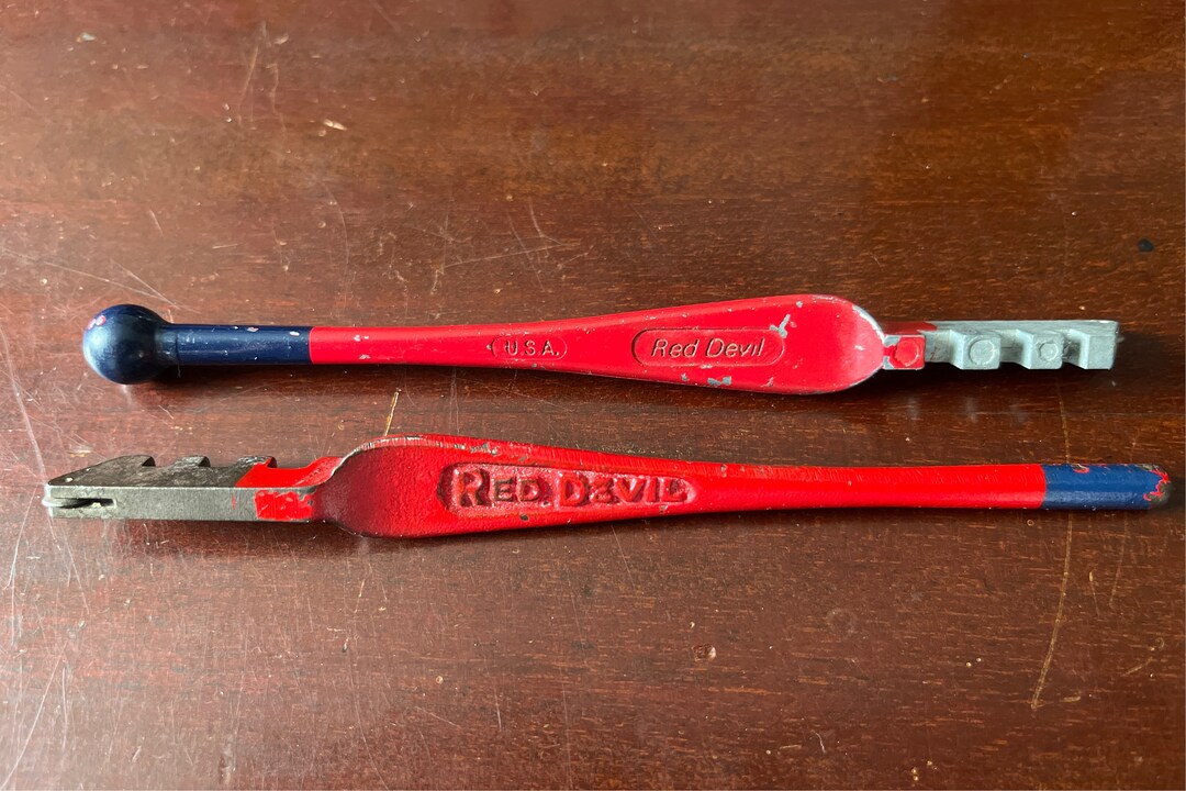 Vintage Red Devil Glass Cutters Numbers 024 & 1063 Made in - Etsy