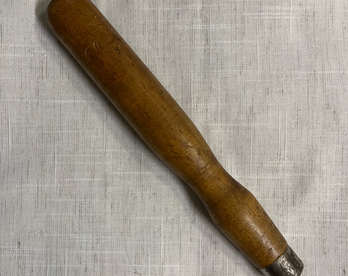 Vintage 9" Wooden Tool Handle - Unbranded Salvaged Wood Handle - Gouge ...