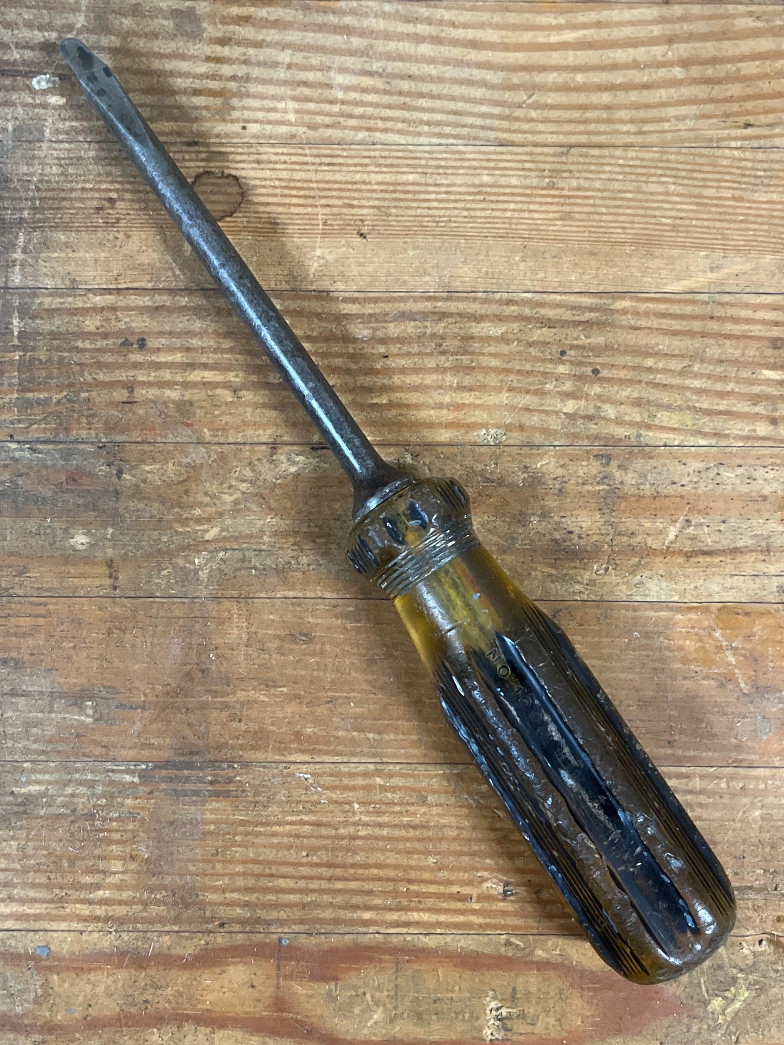 Vintage Stanley 100 Plus Screwdriver -1006 6 IN Flat Head Screwdriver ...