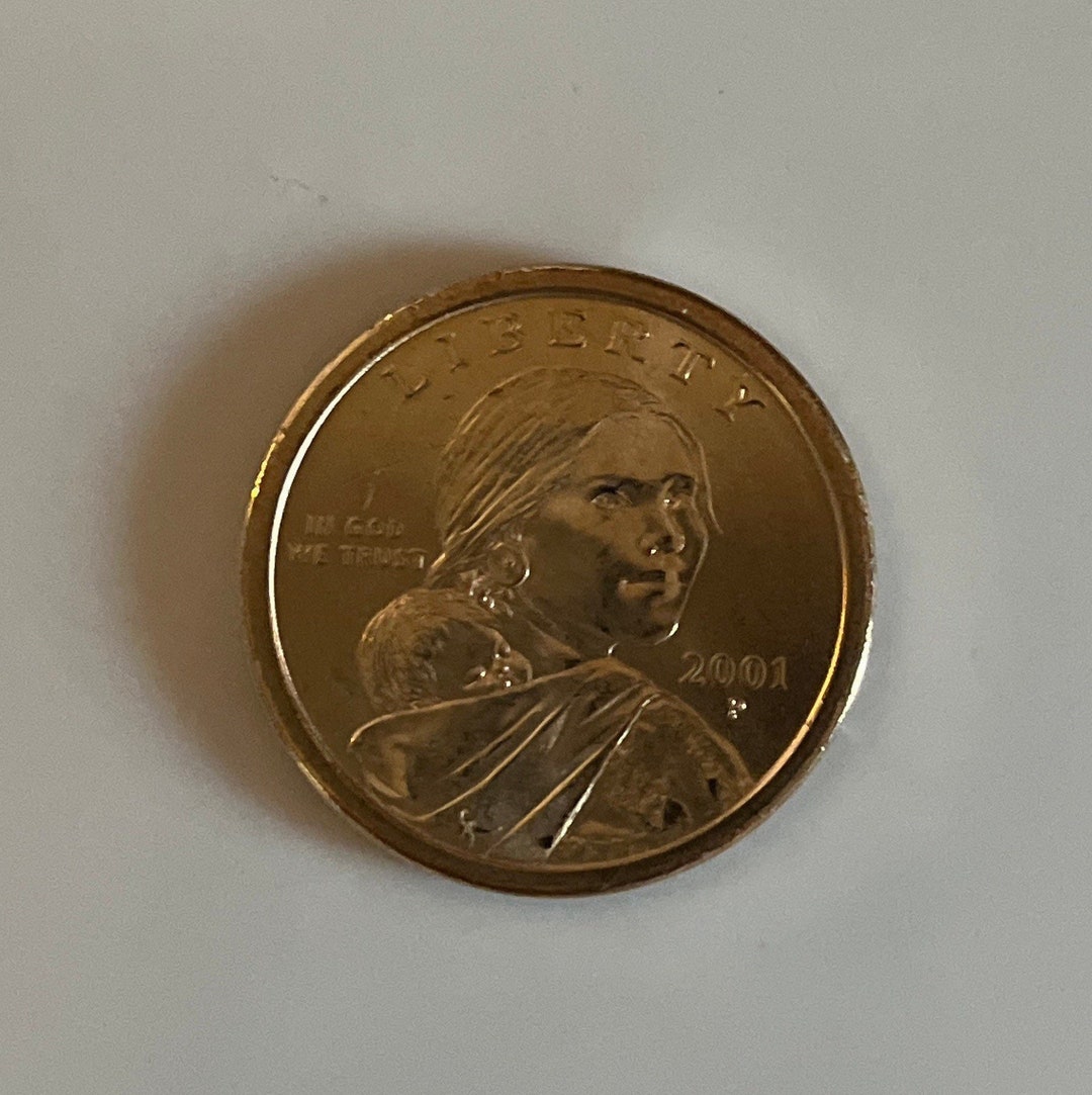 2001 P Sacagawea Dollar Coin Second Year Made Almost - Etsy