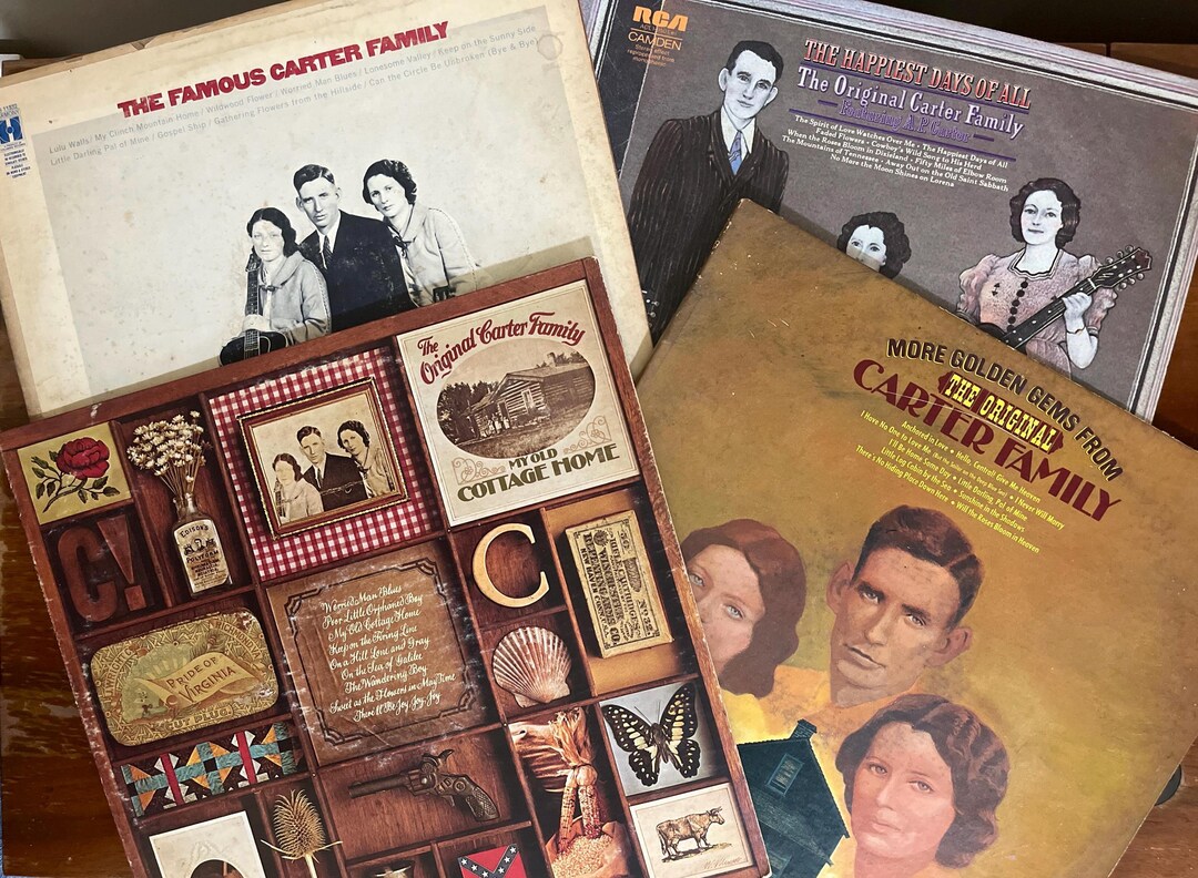 Vintage the Original Carter Family - 4 Albums to Repurpose or Reuse ...