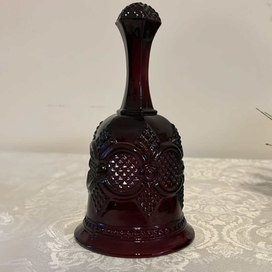Vintage Avon Ruby Red Cape Cod Dinner Hostess Bell - Pretty for the ...