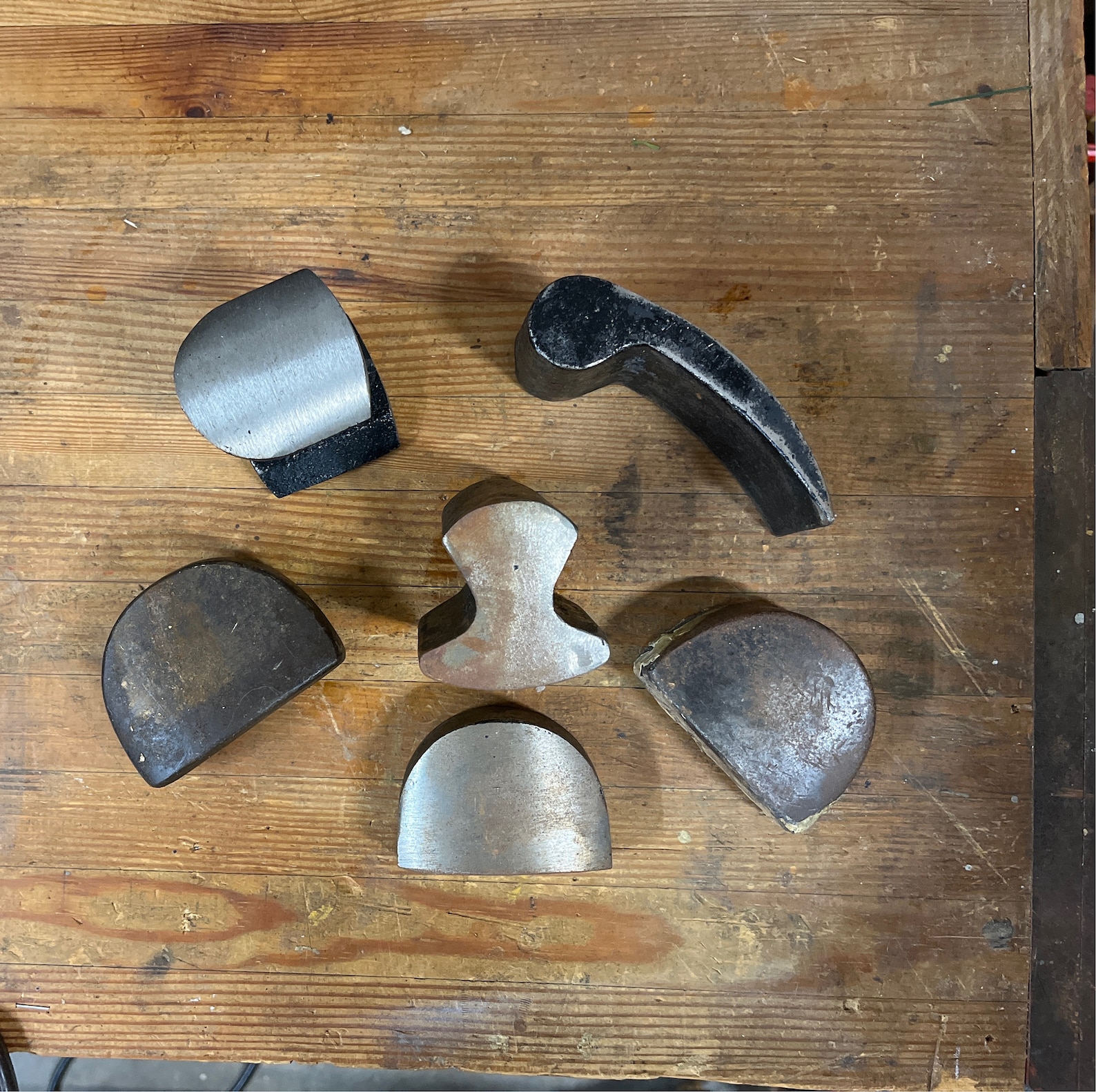 Vintage Auto Body Dollies Set of Five Hand Dollies Sheet Metal & Auto ...