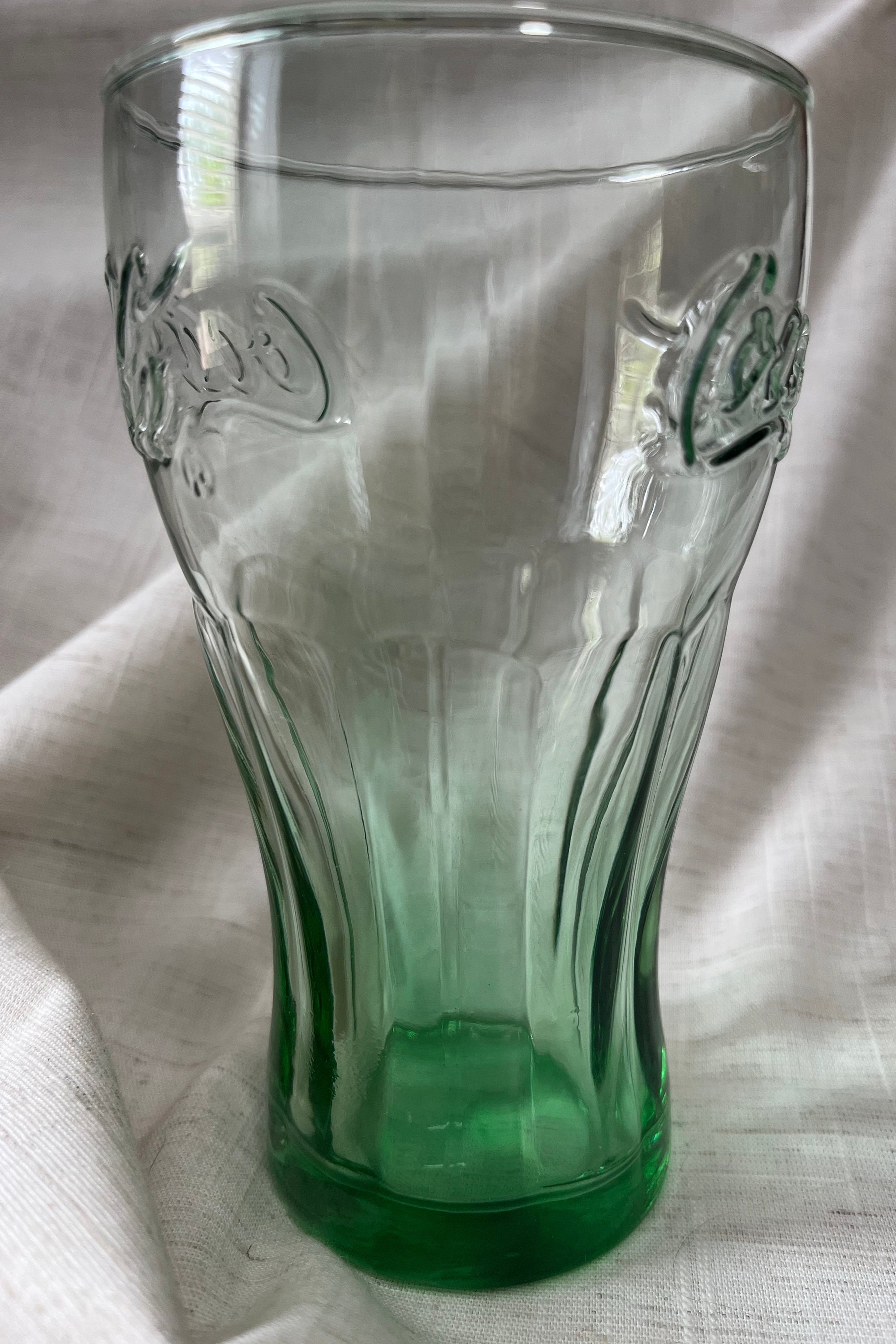Vintage Green Coca-cola Fountain Glass 16 Oz. Green Libbey - Etsy